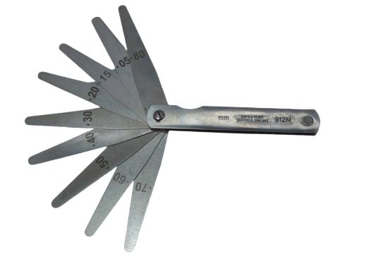 Moore & Wright UK 75mm Machinist mechanic 0.05-8.0mm FEELER GAGE SET
