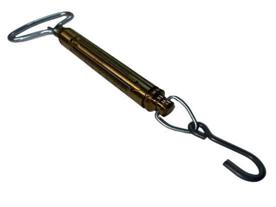 New Old Stock Chatillon NY USA BRASS IN-15 Hanging Scale 15lbs / 7.5Kg ...