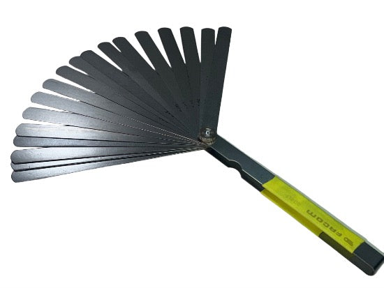 Facom 804.LF Round Tip LONG Metric Feeler Gage Set FLUO 19 Blades 0 ...