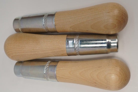 3 Lutz USA Made #5 Long Ferrule Premium File Handles for 16"-20" Files