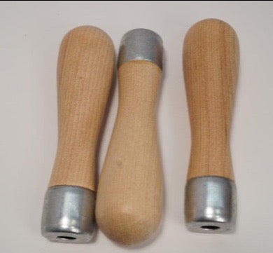 3 Lutz USA Made T-6 Skroo-Zon Birch Wood Premium File Handle for 10 ...