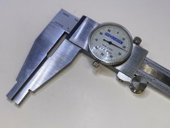 ProCheck Heavy Duty 24" Dial Caliper 0.001" Grad White Face 0.001" Gra