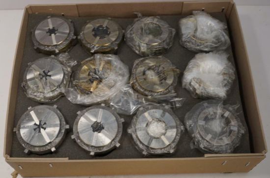 Pratt Burnerd UK Made 12 Pc EC MultiSize Chuck Collet Set. EC2-EC13 ...